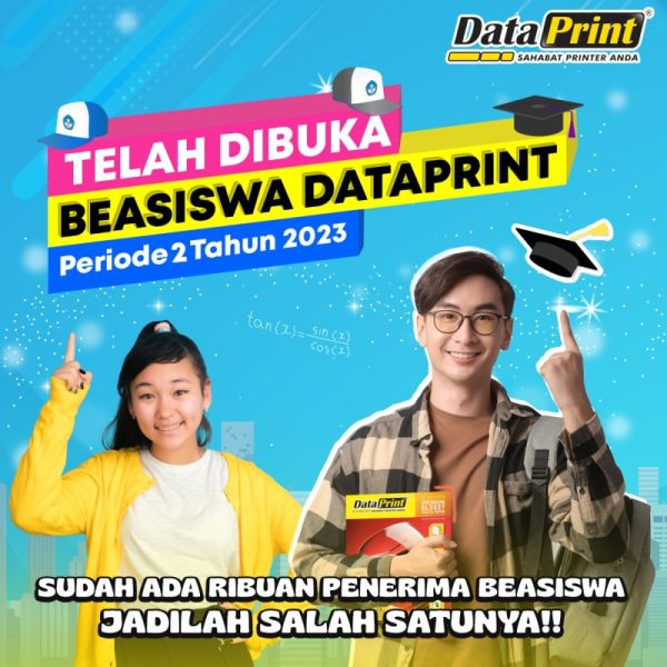 Beasiswa DataPrint periode 2 tahun 2023 telah dibuka. - DataPrint