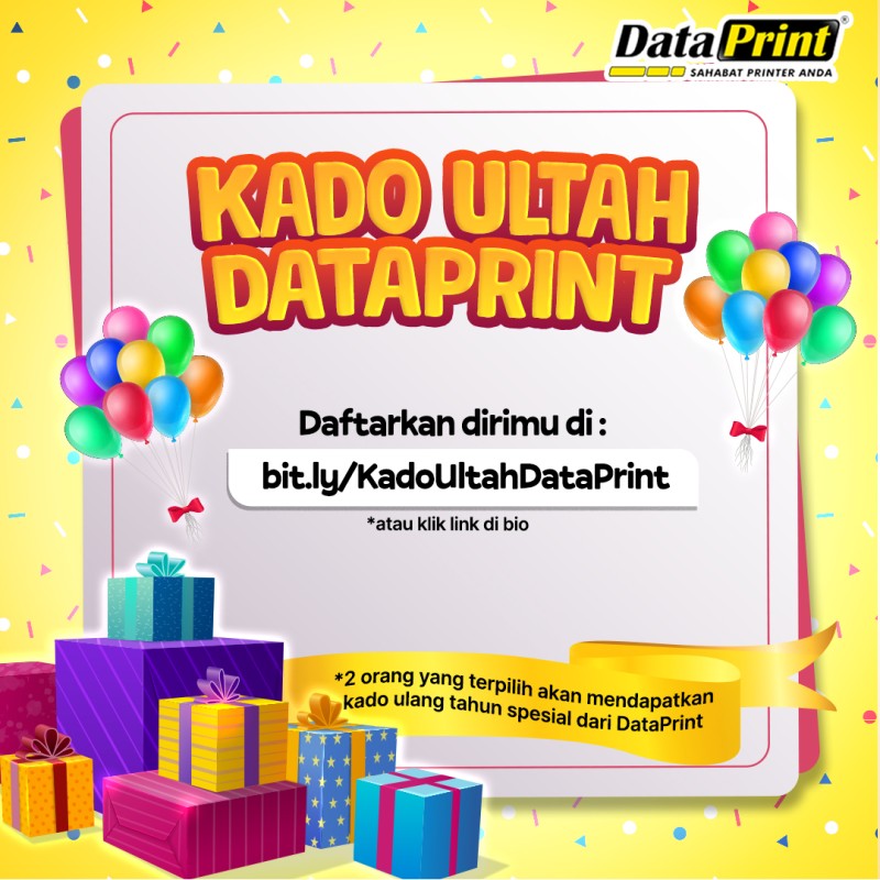 Program Kado Ulang Tahun Spesial DataPrint - DataPrint