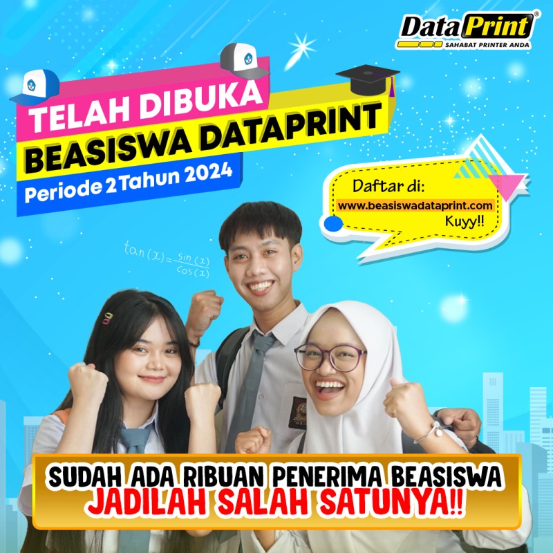 Beasiswa DataPrint periode 2 tahun 2024 telah dibuka - DataPrint